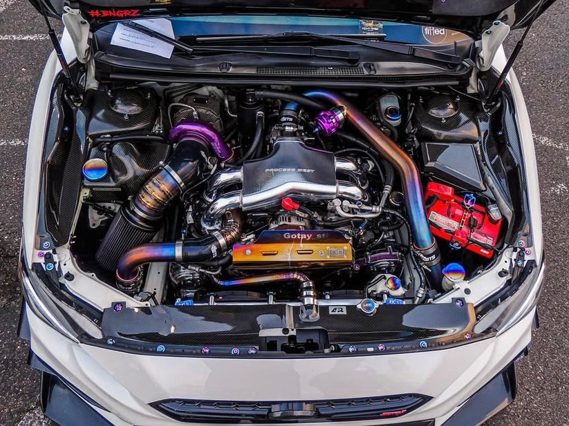 Extreme Turbo Systems - ETS Subaru STI 2015+ Rotated Piping Kit Titanium